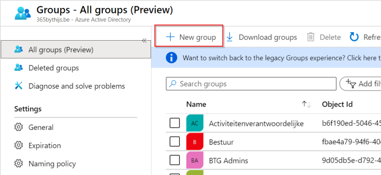 Creating a dynamic group with all AAD Premium licensed users – 365 by Thijs