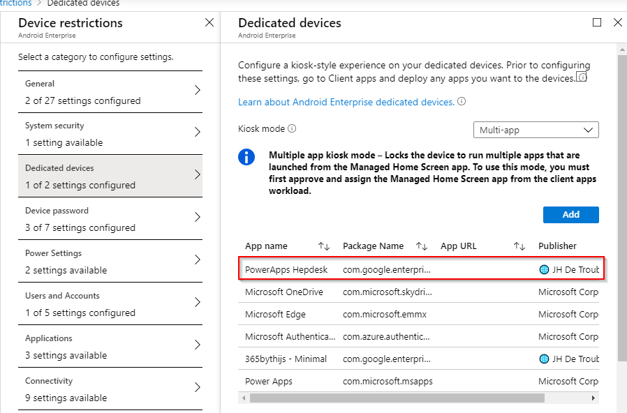 Deploy Power App to a Managed Home Screen through MEM – 365 by Thijs