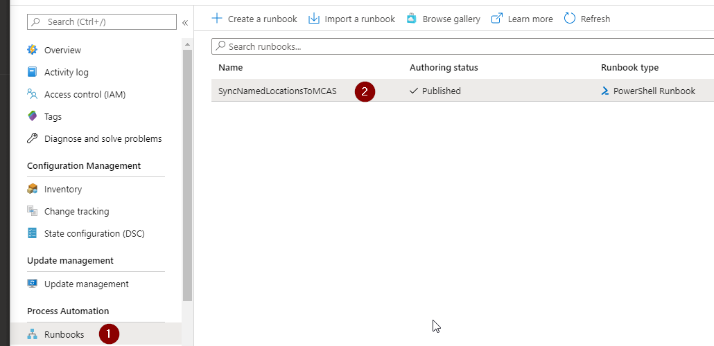 Sync Named Locations to MCAS IP Ranges using Azure Automation – 365 by ...